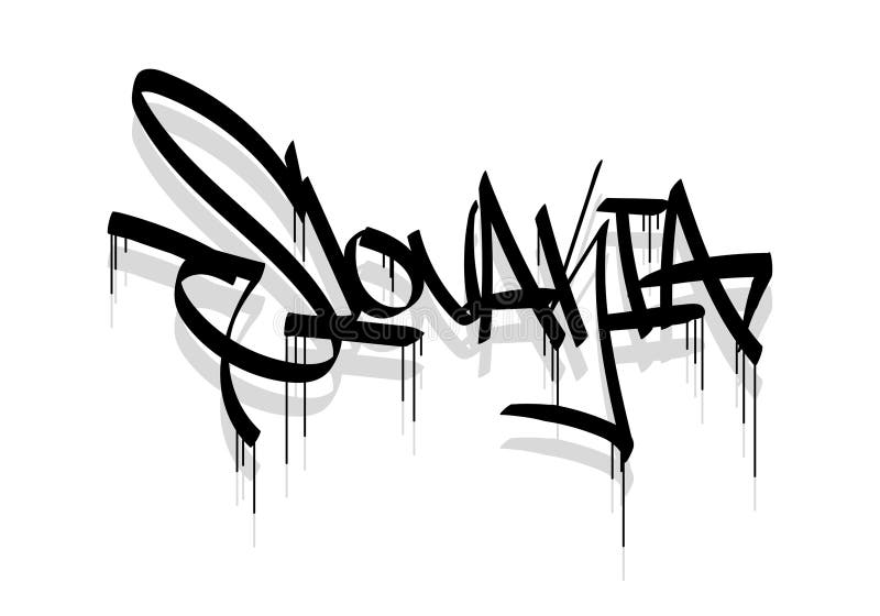 Basic RGB SLOVAKIA Country Graffiti Tag Style Stock Vector ...