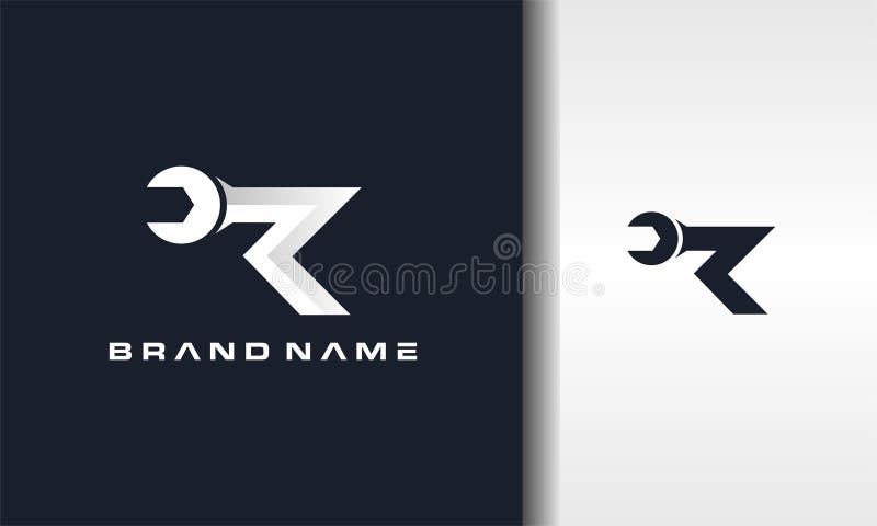 R repair logo stock vector. Illustration of modern, building - 291296558