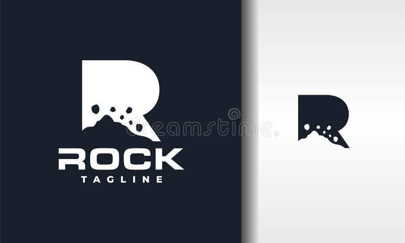 R rock logo stock vector. Illustration of business, vintage - 291297743