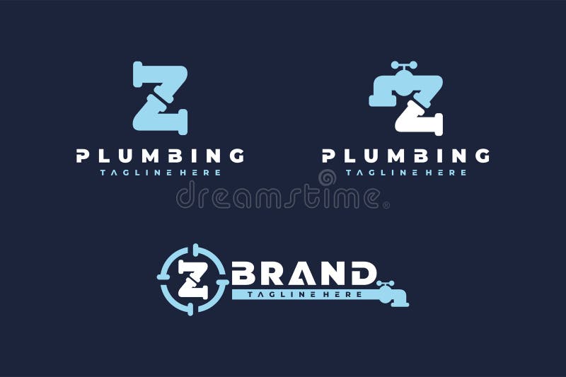 Letter Z pipe logo stock vector. Illustration of brand - 291519575