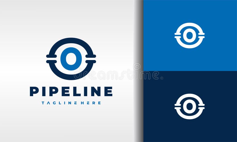 O Pipe Blue Logo Stock Illustrations – 14 O Pipe Blue Logo Stock ...