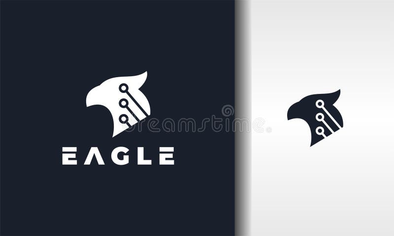 Eagle tech logo stock vector. Illustration of future - 291520953