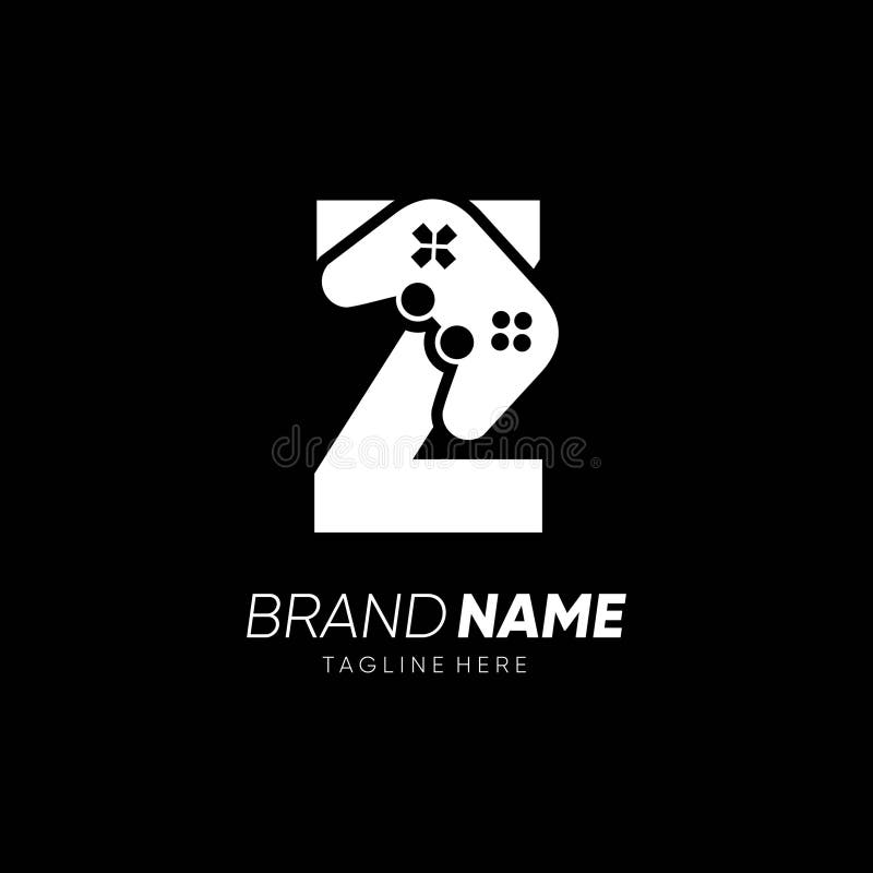 Letter Z Initial Joy Stick Controller Game Logo Design Vector Icon ...