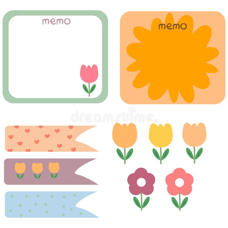Collection of Weekly and daily Planner Sticker, Notes, To Do List, with ...