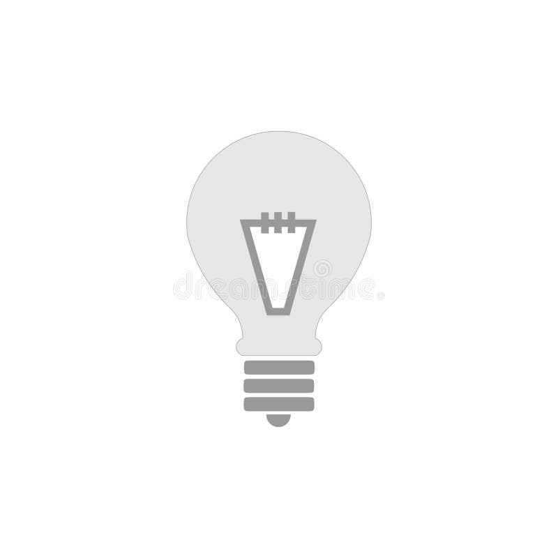 Icon Vector Light Bulb Template Design Trendy Stock Illustration ...