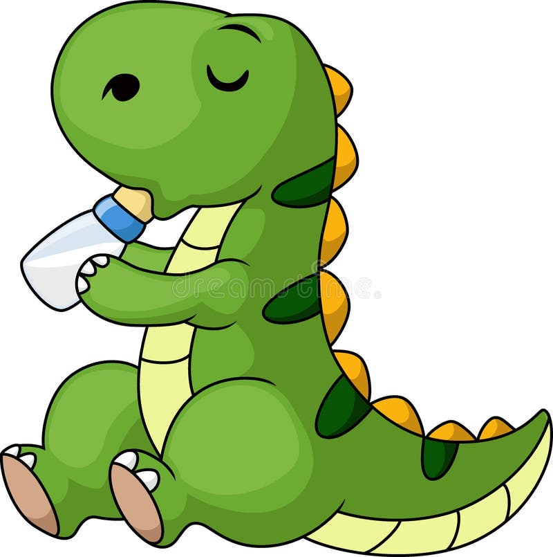 Cartoon Dinosaur Drinking Stock Illustrations – 115 Cartoon Dinosaur ...