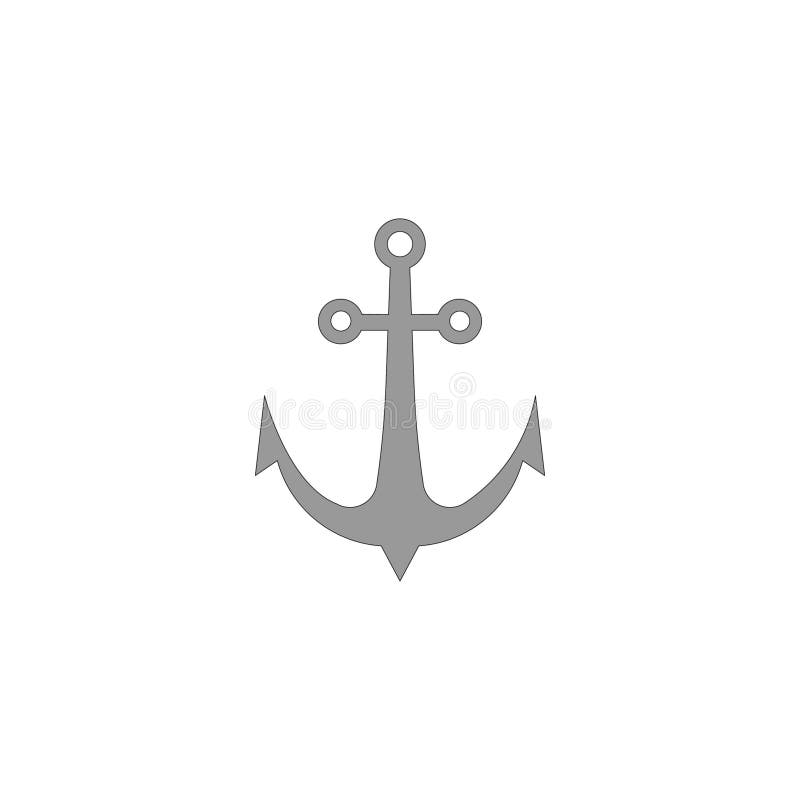 Icon Vector Anchor Template Design Trendy Stock Illustration ...