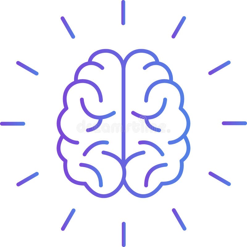 Basic RGB Brain Capability Isolated Vector Icon Which Can Easily Modify ...
