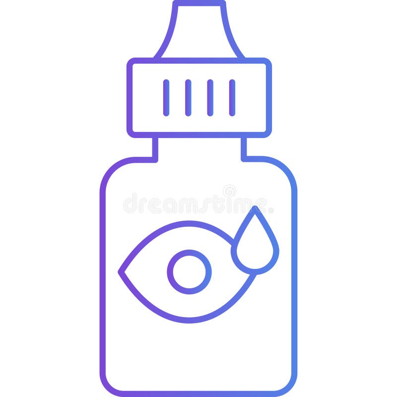 Eye Drop Which Can Easily Modify or Edit Stock Vector - Illustration of ...