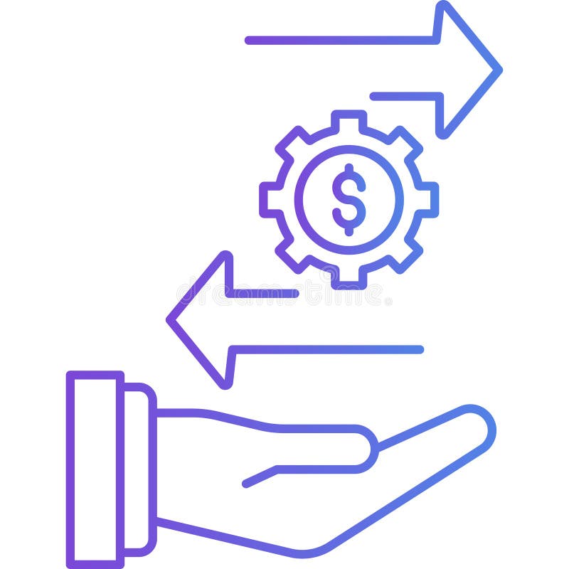 Financial Control Which Can Easily Modify or Edit Stock Vector ...
