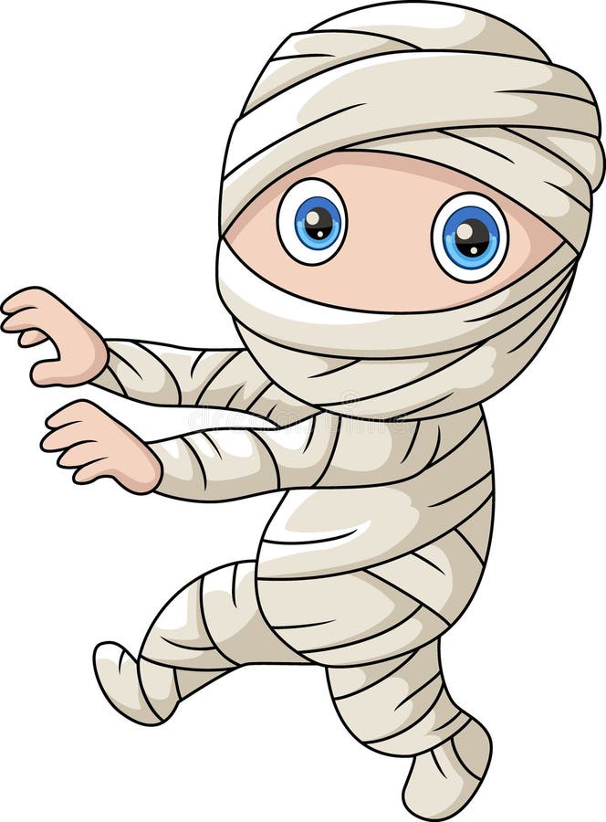 Cute mummy cartoon stock vector. Illustration of dead - 162611150