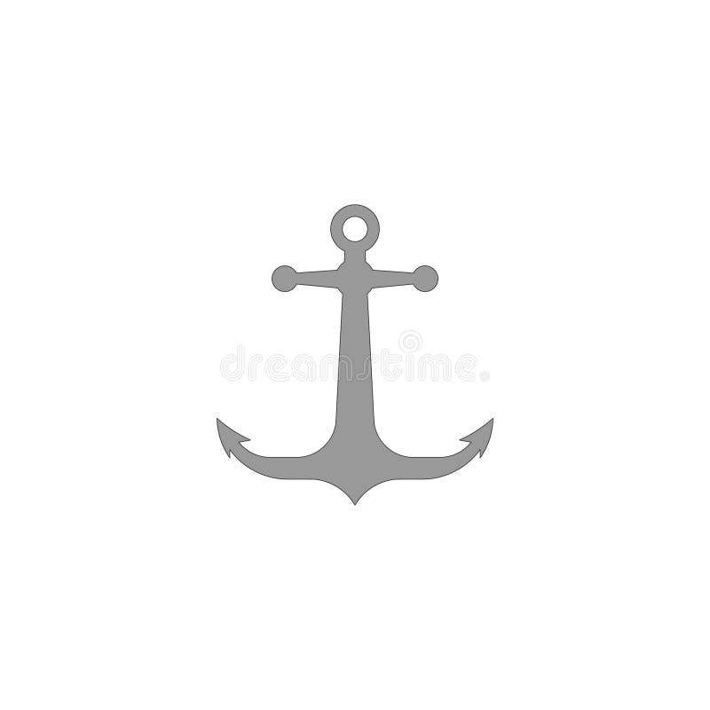 Icon Vector Anchor Template Design Trendy Stock Illustration ...