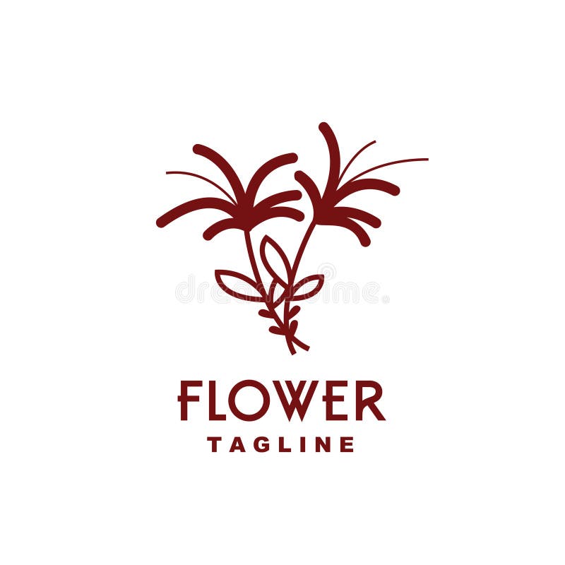 Vector twin rose flower stock vector. Illustration of graphic - 300559390