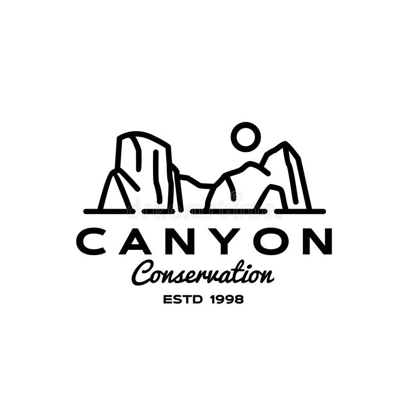 Canyon mountains with sun stock vector. Illustration of explore - 300612898