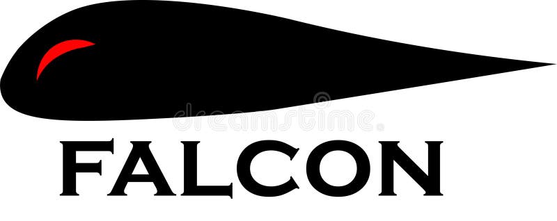 Falcon logo stock illustration. Illustration of simple - 301927295