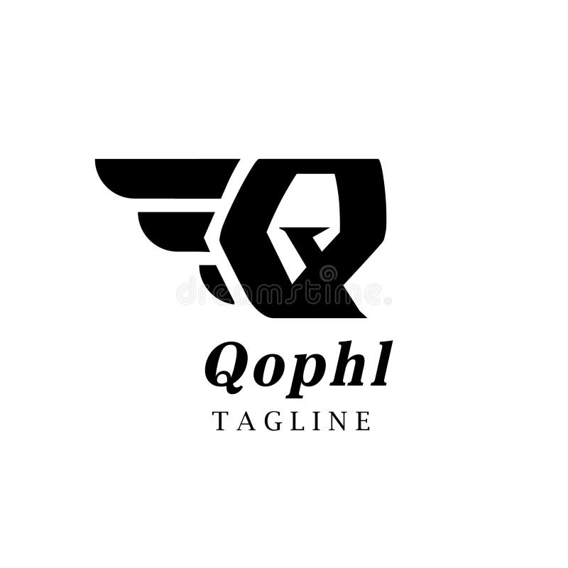 Point Letter Q Logo stock vector. Illustration of digital - 303607022