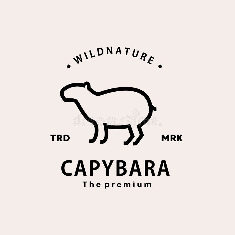 Retro Capybara Stock Illustrations – 354 Retro Capybara Stock ...