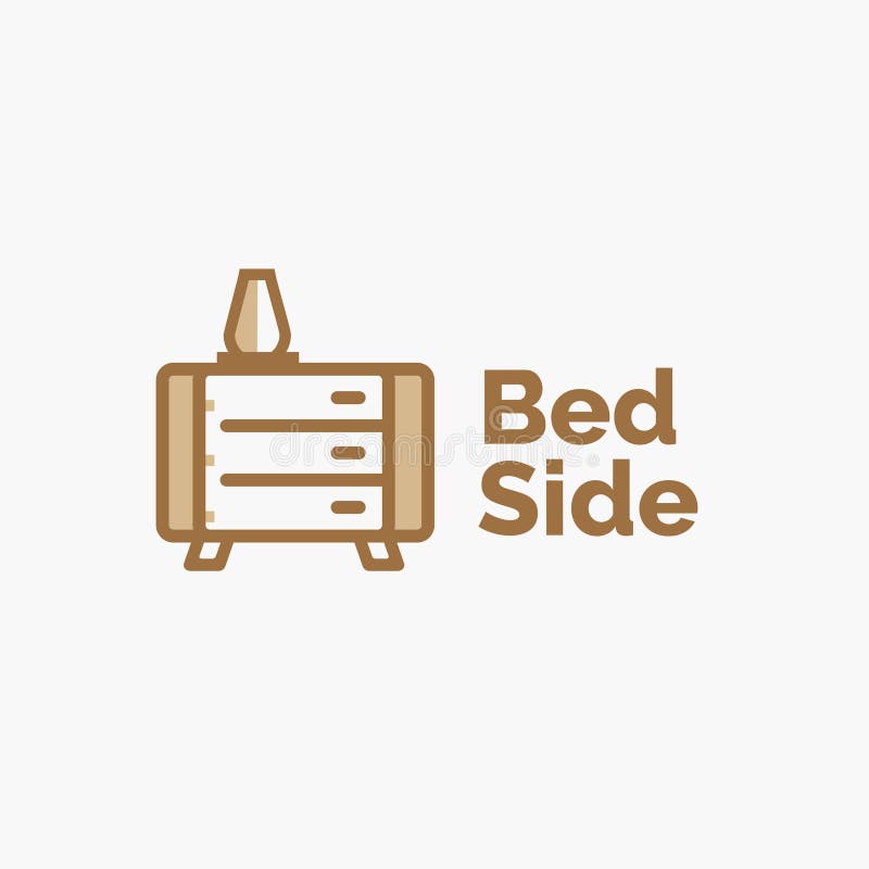 Bedside Furniture Cute Logo Stock Vector - Illustration of icon, desk ...