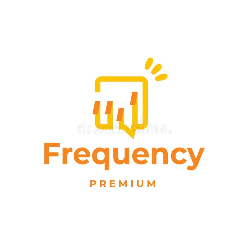 Frequency, Volume Dialog App Bubble Box Logo Stock Vector ...