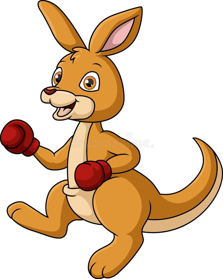 Kangaroo Boxing Cartoon Stock Illustrations – 267 Kangaroo Boxing ...
