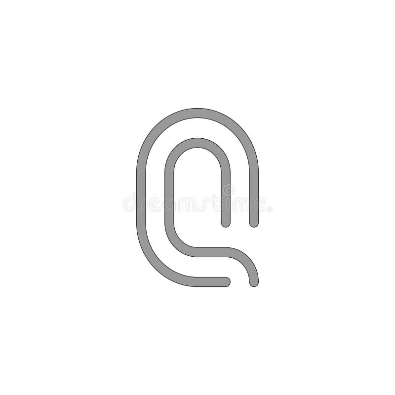 Icon Alphabet Font Q R S Template Design Trendy Stock Illustration ...