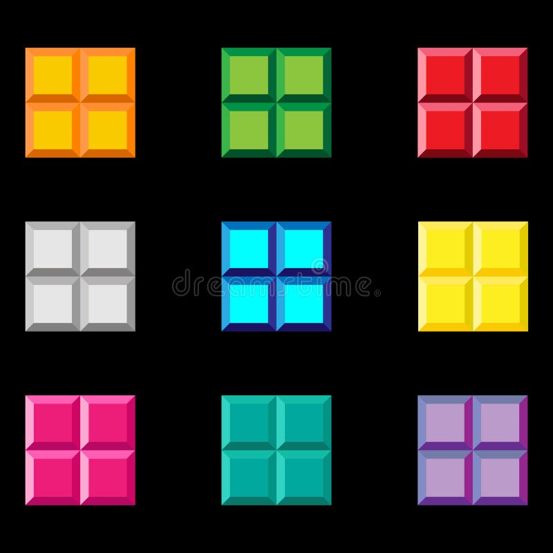 Color Tetris Stock Illustrations – 1,476 Color Tetris Stock ...