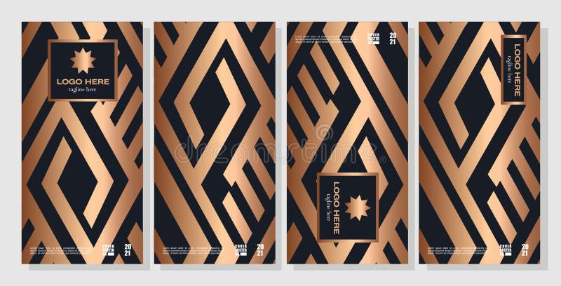 Geometric Design Pattern for Packaging and Banners Stock Vector ...