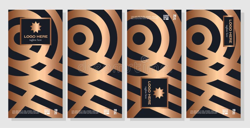 Geometric Design Pattern for Packaging and Banners Stock Vector ...