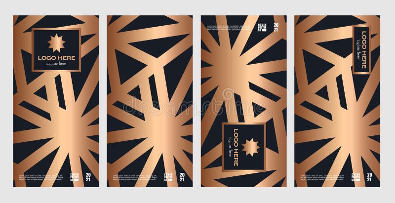 Geometric Design Pattern for Packaging and Banners Stock Vector ...