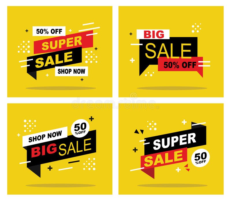 Special Big Sale for Banner, Hot Sale, Flash Sale, Banner Vector, Super ...