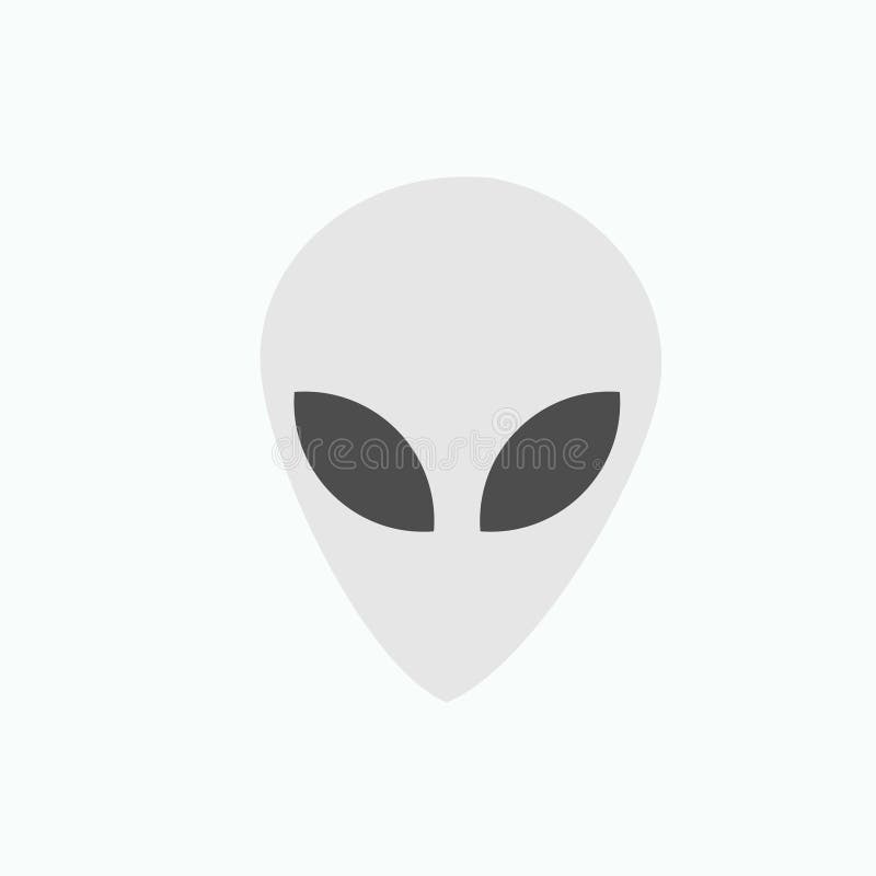 Alien Icon. Extra Terrestrial Symbol - Vector. Basic RGB. Stock ...