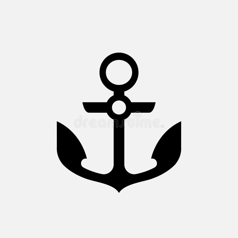 Anchor Icon. Sailor S Symbol - Vector Logo Template. RGB Basic. Stock ...