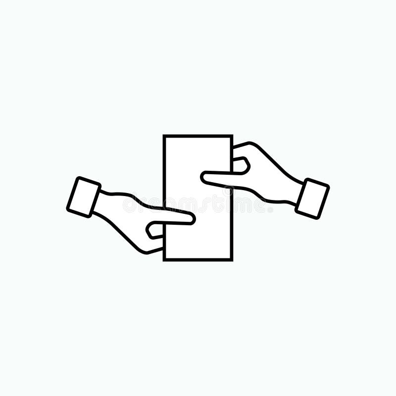 Borrow Icon. Lending, Loan Symbol - Vector. Basic RGB. Stock ...