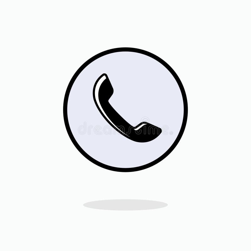 Call Icon. Phone, Incoming Calling Symbol - Vector. Basic RGB. Stock ...