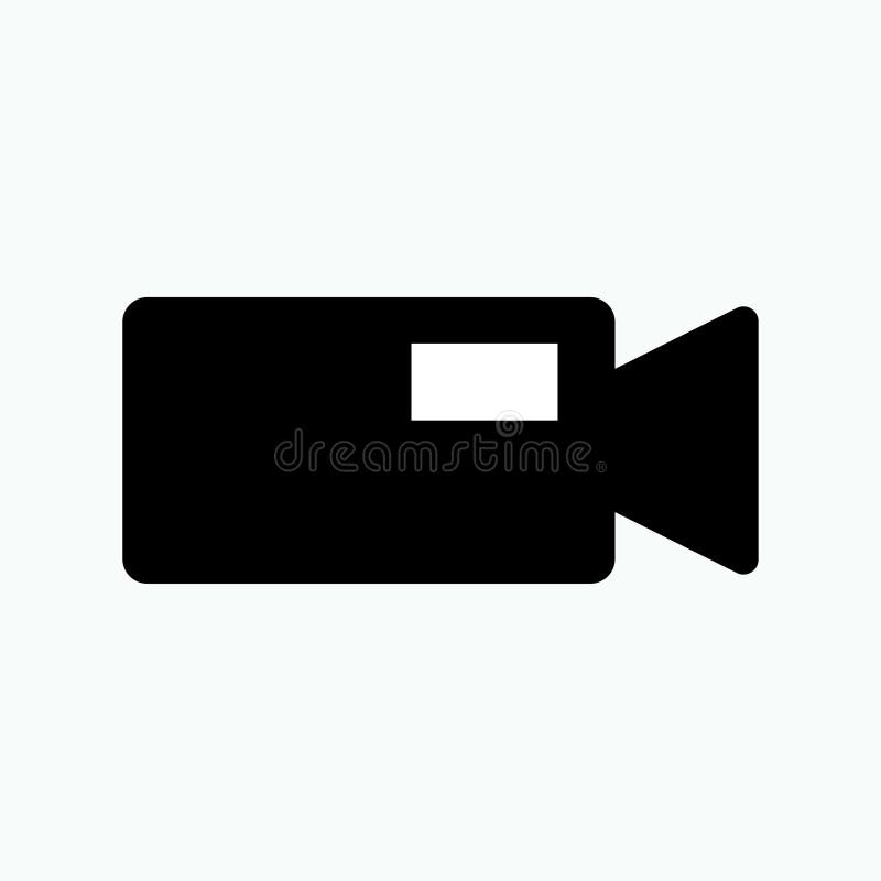 Camcorder Icon. Camera Recorder Symbol - Vector. Basic RGB. Stock Illustration - Illustration of ...