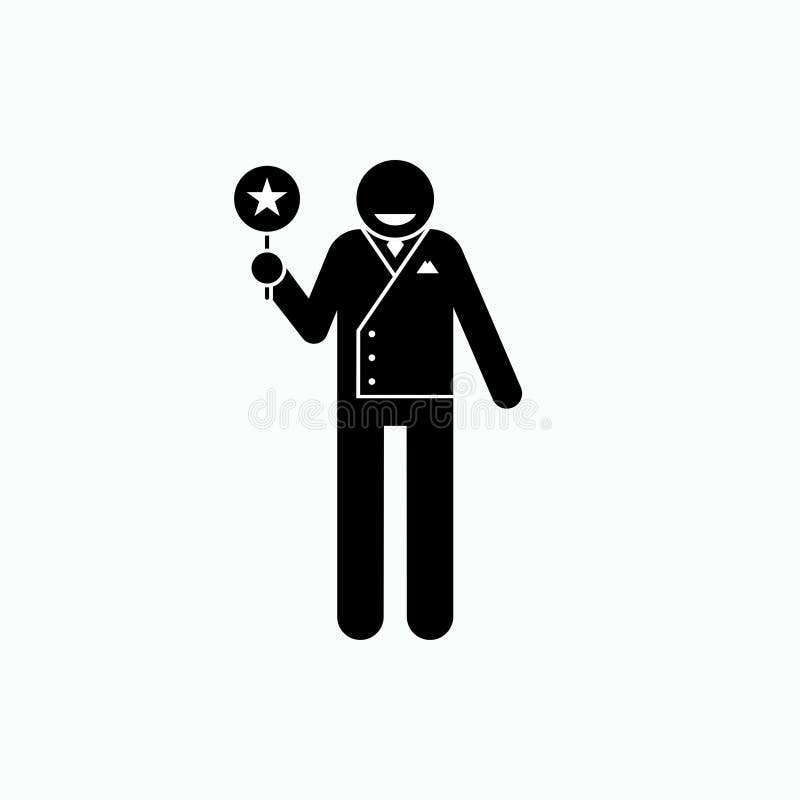 Celebrity Icon. Popular Person Symbol - Vector. Basic RGB Stock ...