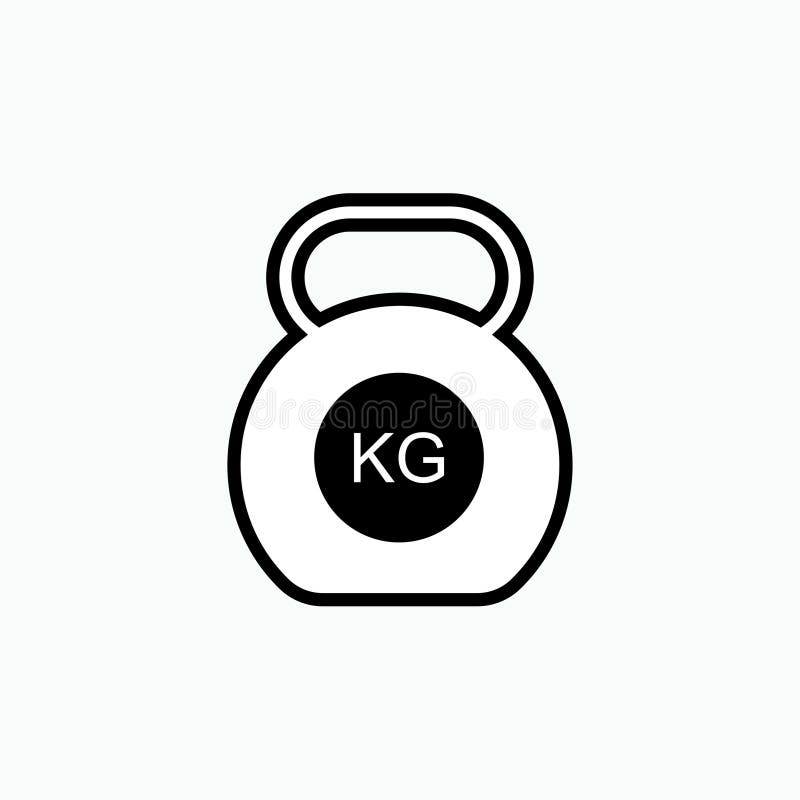 Weight Measurement Icon. Heaviness Symbol. Basic RGB. Stock ...