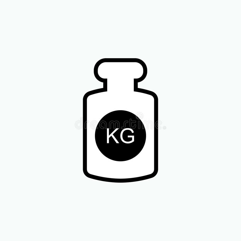 Weight Measurement Icon. Heaviness Symbol. Basic RGB. Stock ...