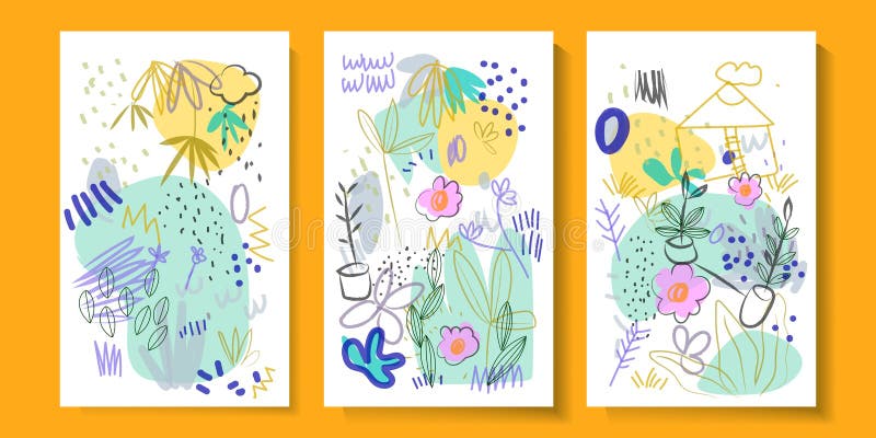 Artistic Abstract Rough Line Art Artistic Hand Drawn Background and ...