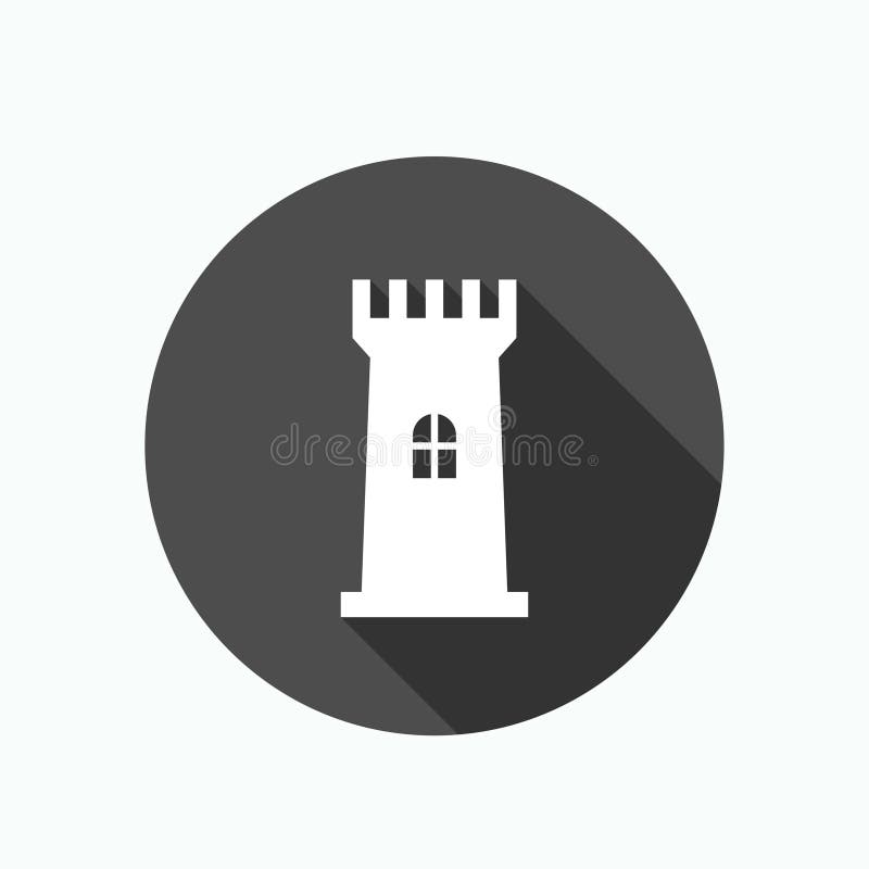 Chess Castle Icon. Strategy, Tactics Symbol. Stock Illustration ...