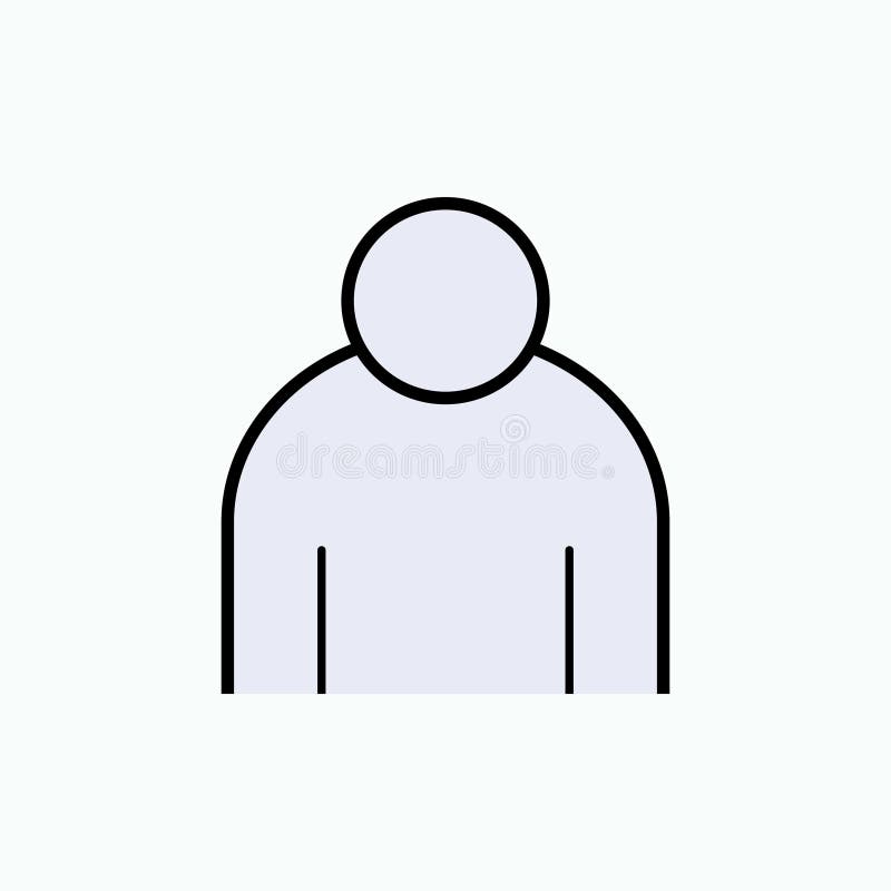 Contact Icon. Personal, Man Symbol - Vector. Basic RGB. Stock ...