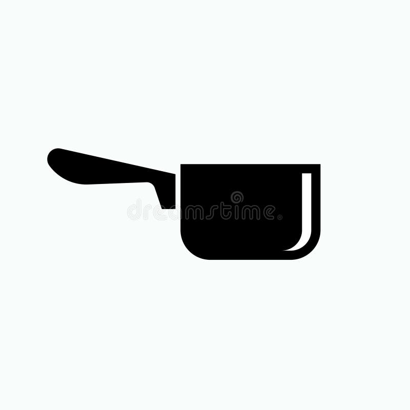 Cooking Pot Icon. Kitchen Utensil Symbol for Design Elements Stock ...