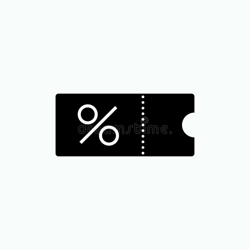 Discount Icon. Trade Strategy Symbol. Coupon Marketing, Cut Price ...