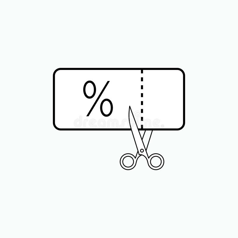Discount Icon. Trade Strategy Symbol. Cut Price Promotion. Stock ...