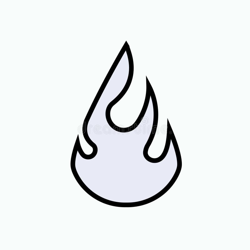 Fire Icon. Spirit Symbol - Vector Illustration Stock Illustration ...