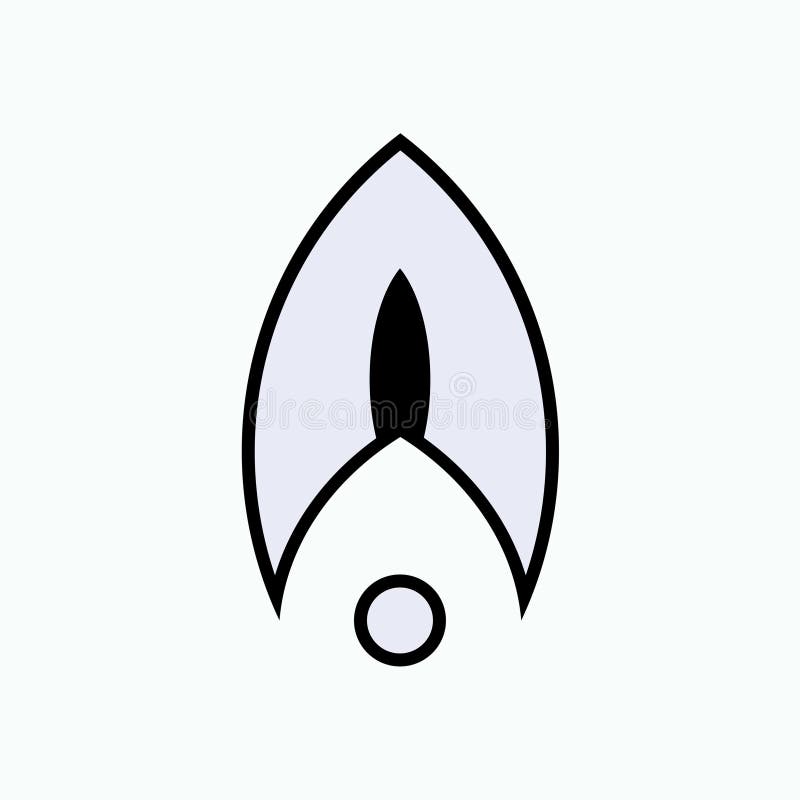 Fire Icon. Spirit Symbol - Vector Illustration Stock Illustration ...