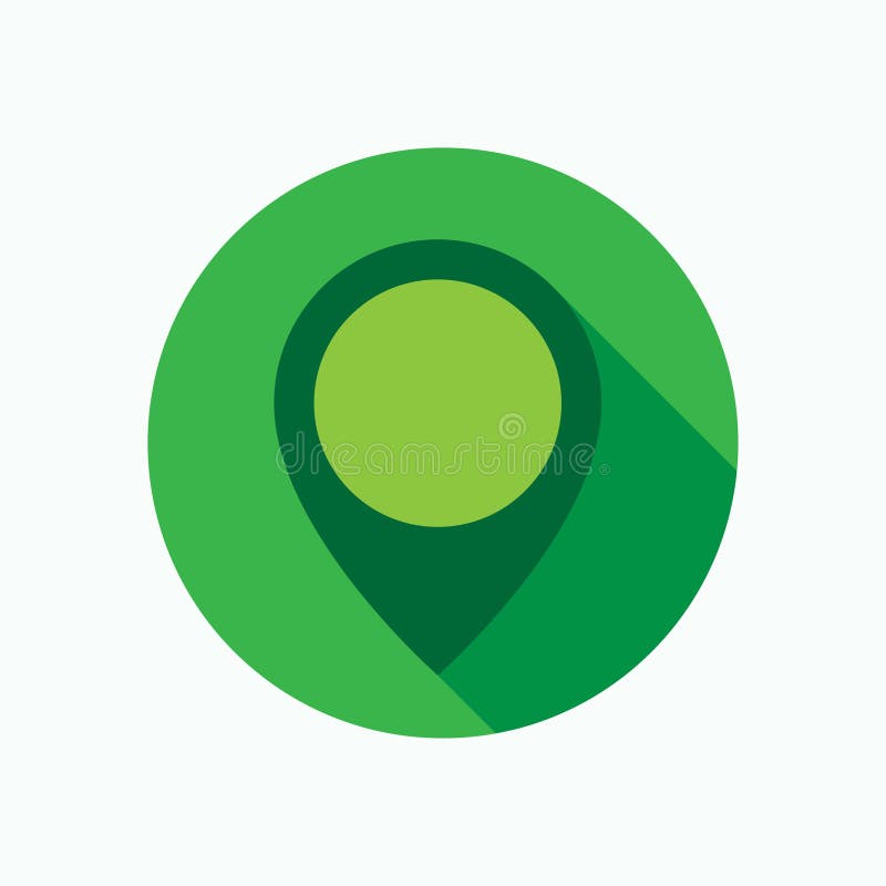 Green Pin Location. Marking, Position Icon - Vector. Stock Illustration ...