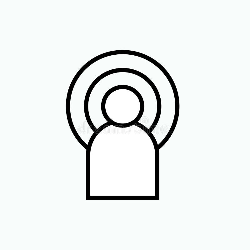 Influencer Icon. Public Figure, Role Model Symbol - Vector. Stock ...