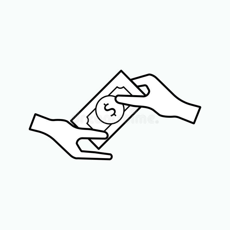 Loan Icon. Business, Transaction. Lend Symbol - Vector. Stock ...