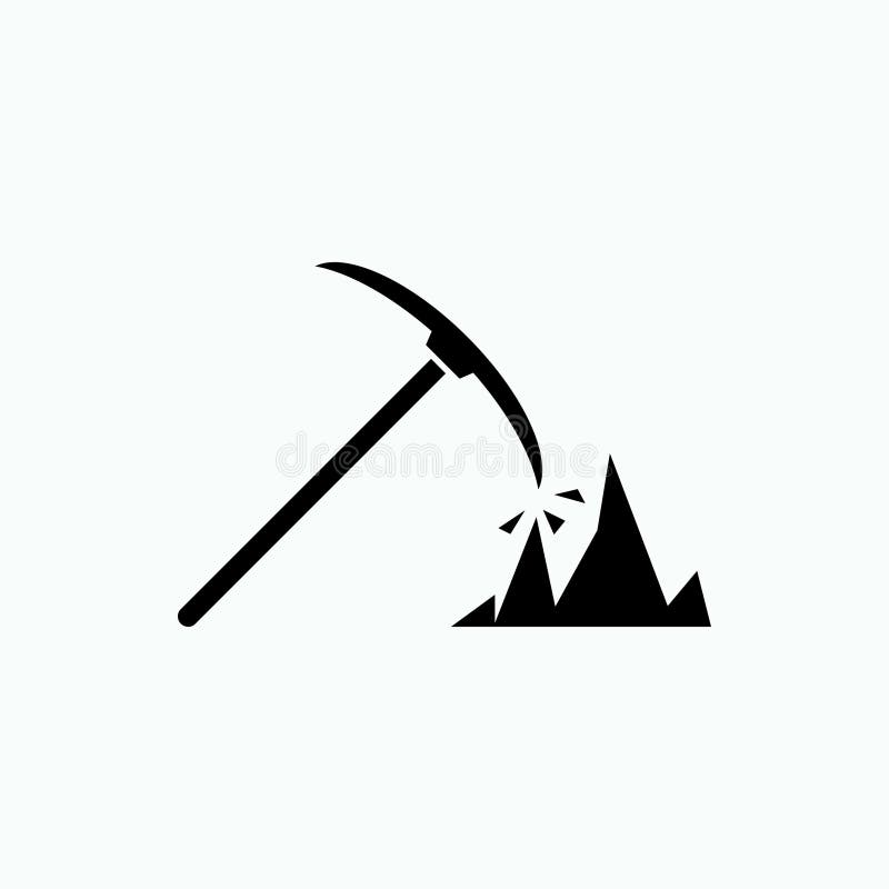 Mining Exploration Icons. Symbol of Mine Natural Resources – Vector ...